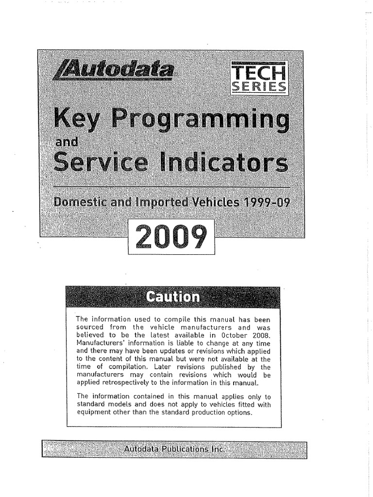 Autodata 2009 | PDF