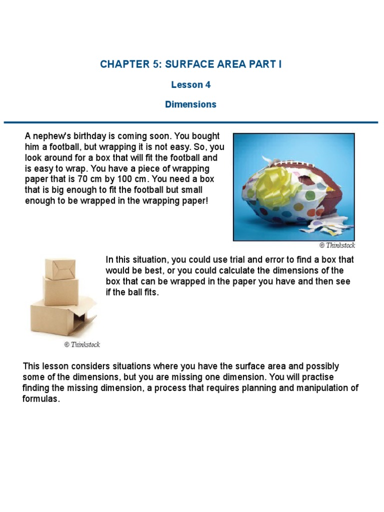 Unknown Dimensions Notes and Examples | PDF | Home & Garden