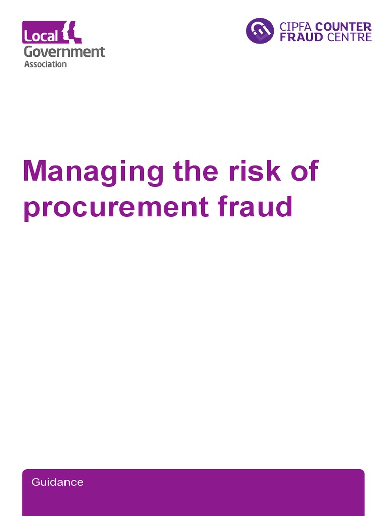 Managing the Risk of Procurement Fraud | Procurement | Fraud
