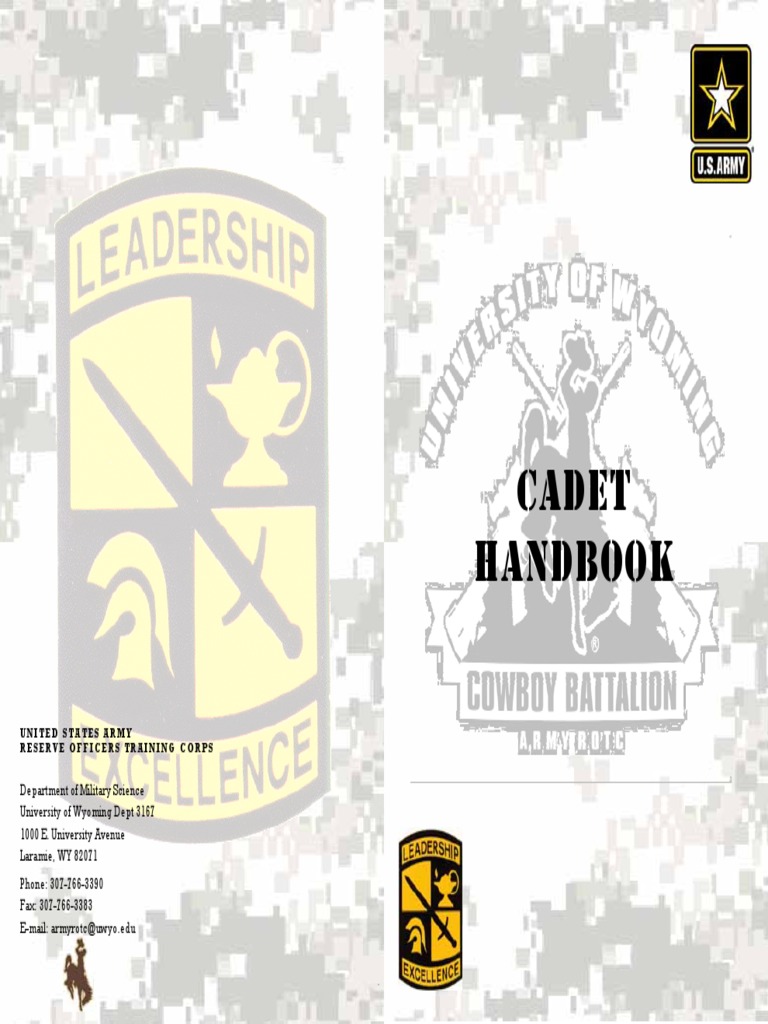 Cadet Handbook PDF | PDF | Military Organization | Military Science
