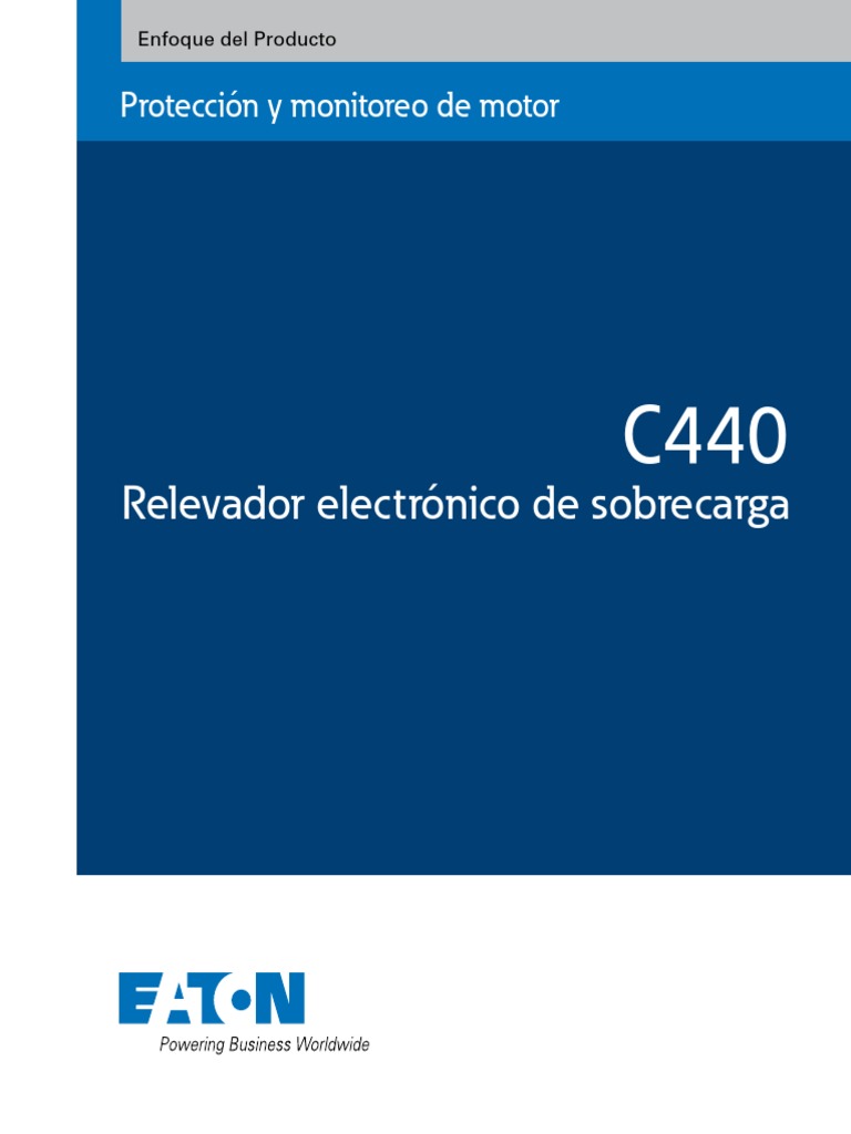 C440 Relé Electrónico de Sobrecarga | PDF | Relé | Red de computadoras