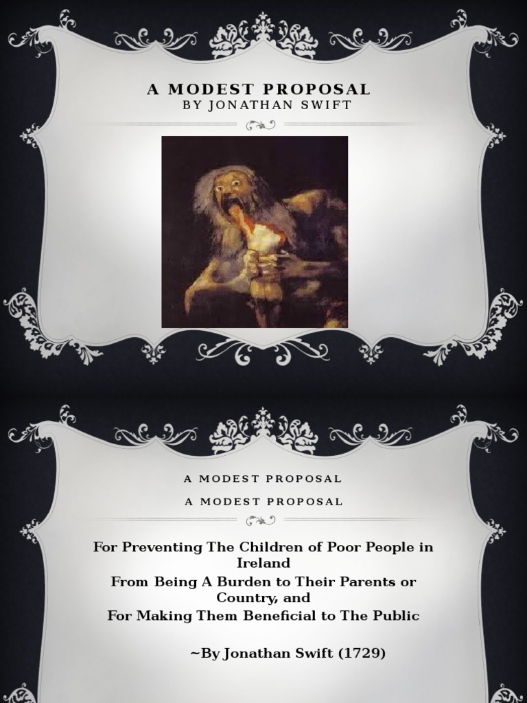 Swift's Satirical Proposal on Poverty | PDF | General Fiction