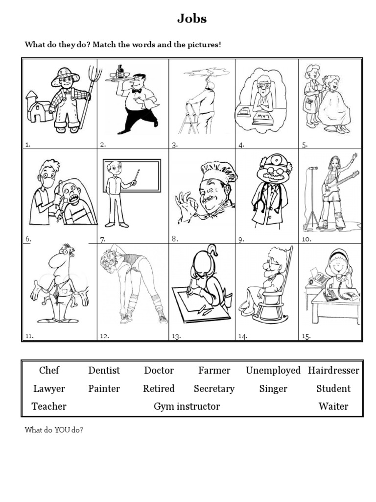 Jobs and Occupations PDF | PDF