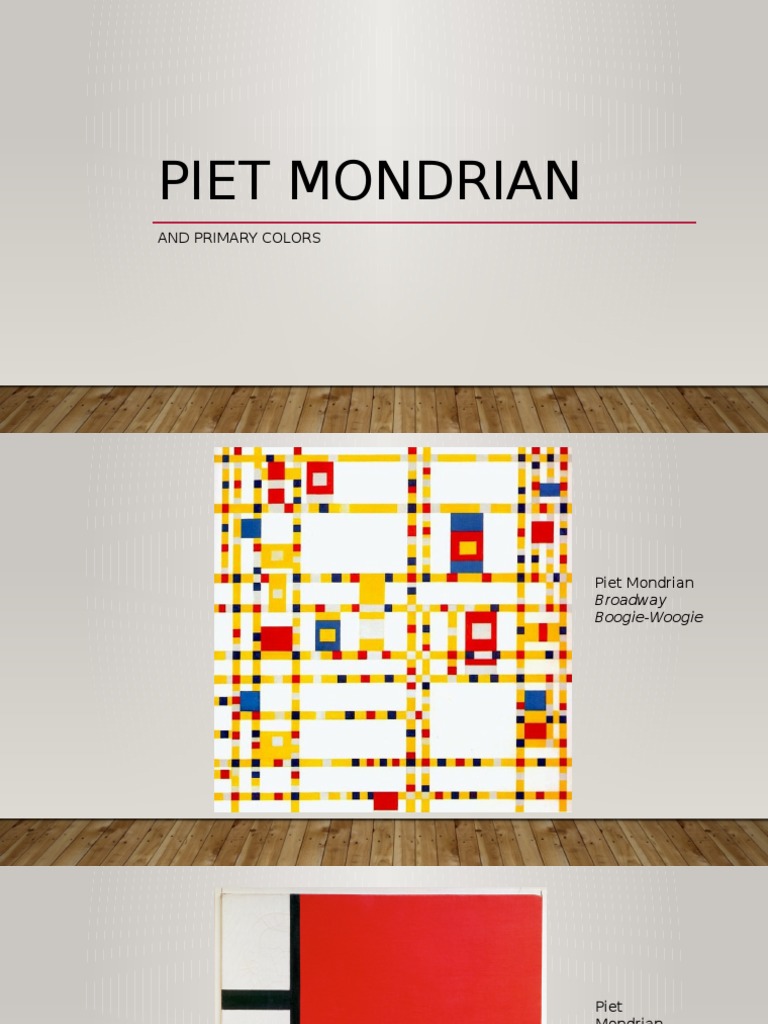 Piet Mondrian Primary Colors Ex Examples | PDF