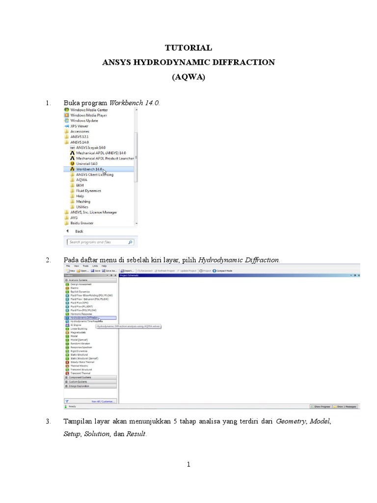 Tutorial ANSYS AQWA (For Ship With Bilge Keel) | PDF