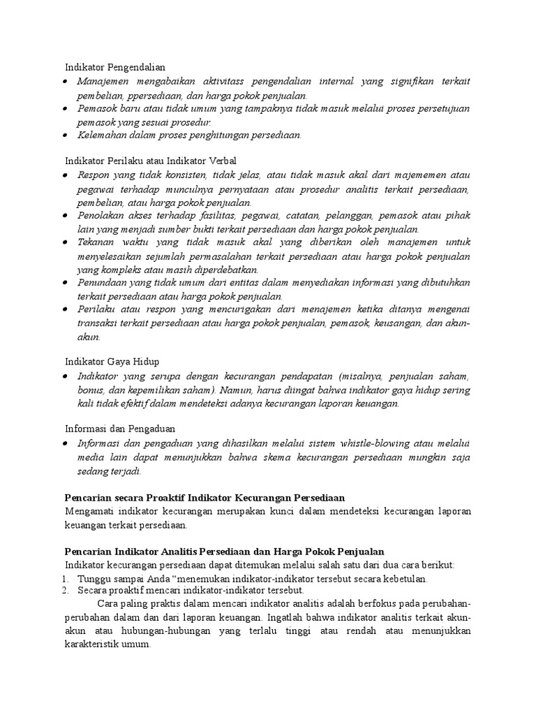 RMK Akuntansi Forensik Dan Audit Investigasi | PDF