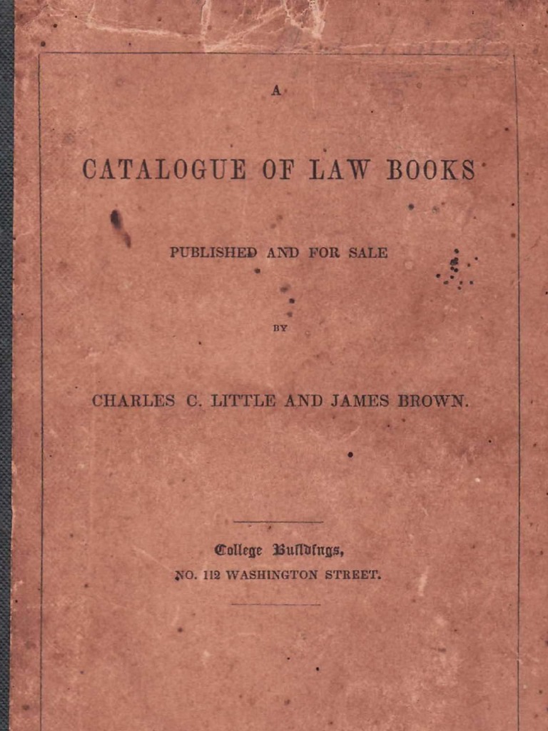 Catalogue of Law Books | PDF | United States Federal Courts | Legal ...