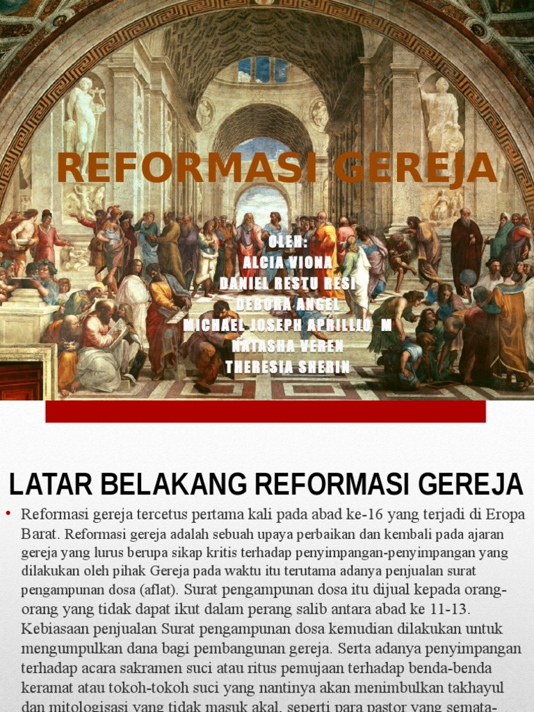 Reformasi Gereja | PDF | Ilmu Sosial | Sejarah