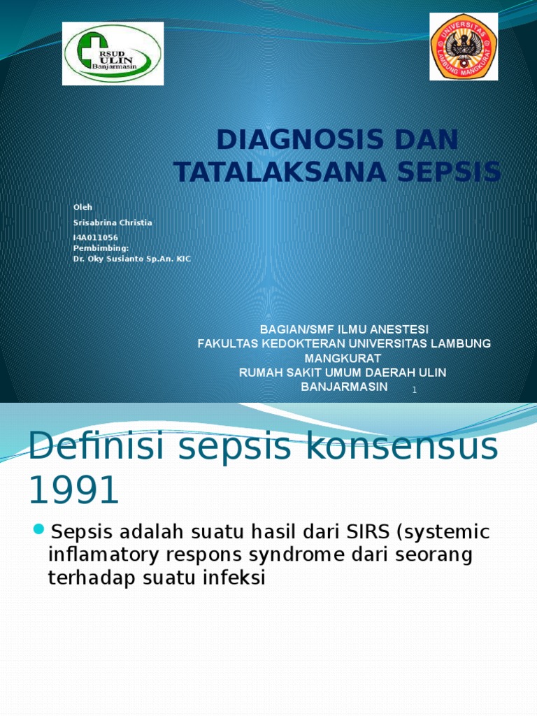 Diagnosis Dan Tatalaksana Sepsis | PDF
