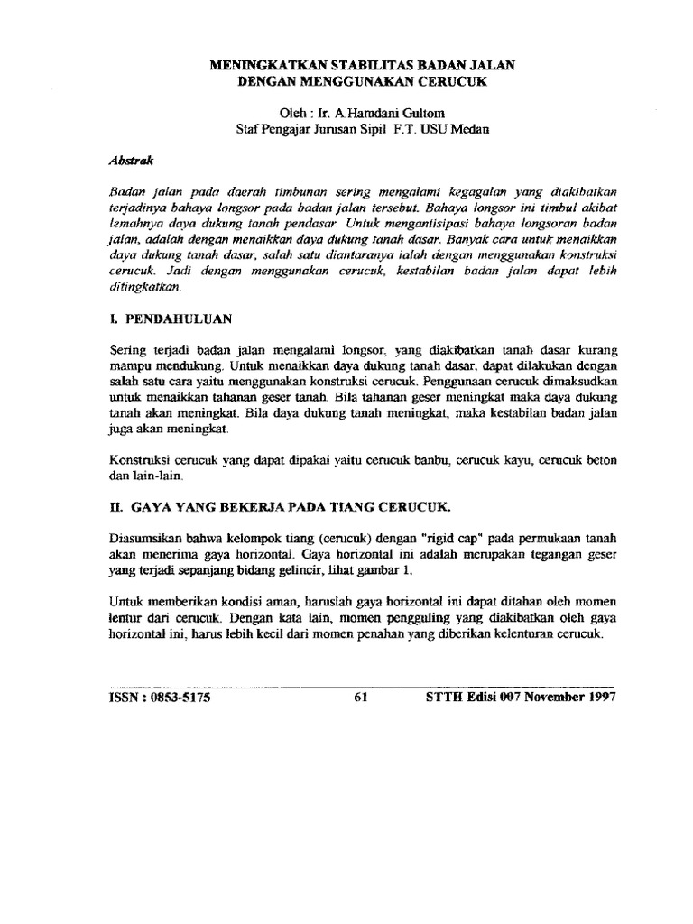 Contoh Perhitungan Cerucuk PDF | PDF