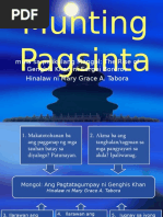 BASAHIN-MUNTING PAGSINTA (Dula Mula Mongolia) | PDF