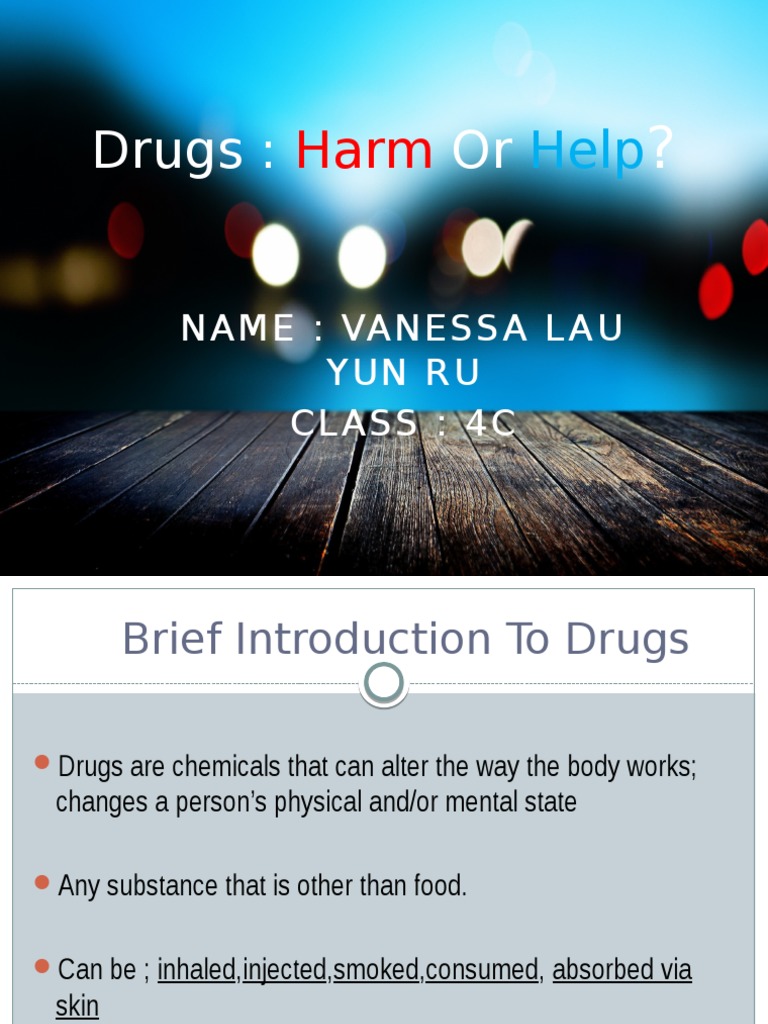Drugs: Harmful Effects vs. Medical Benefits | PDF