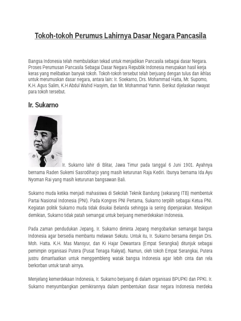 Tokoh-Tokoh Yang Berperan Di Indonesia | PDF