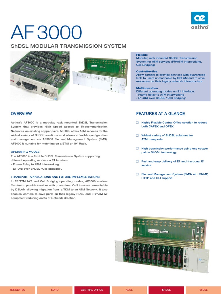 AF3000 Rev.1-1 PDF | PDF | Asynchronous Transfer Mode | Quality Of Service