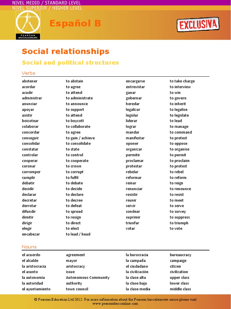 Spanish Political Vocabulary Guide | PDF | Francoist Spain | Socialism