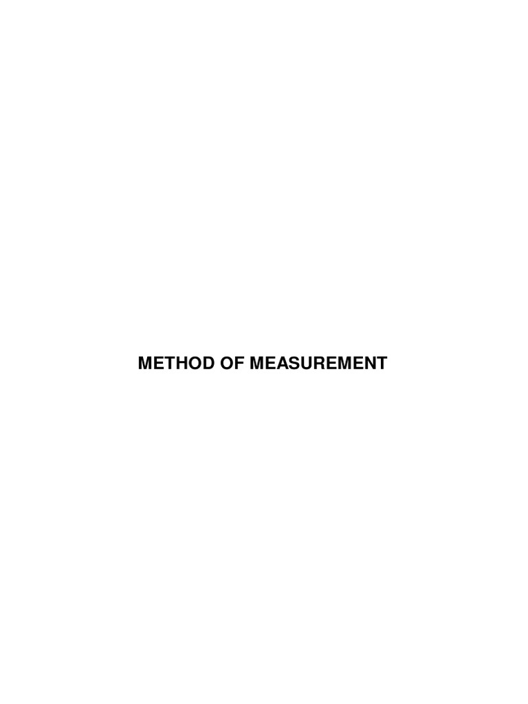 Civil Measurement | PDF