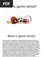 Game Sense Approach for Player Development | PDF | Teaching Method ...