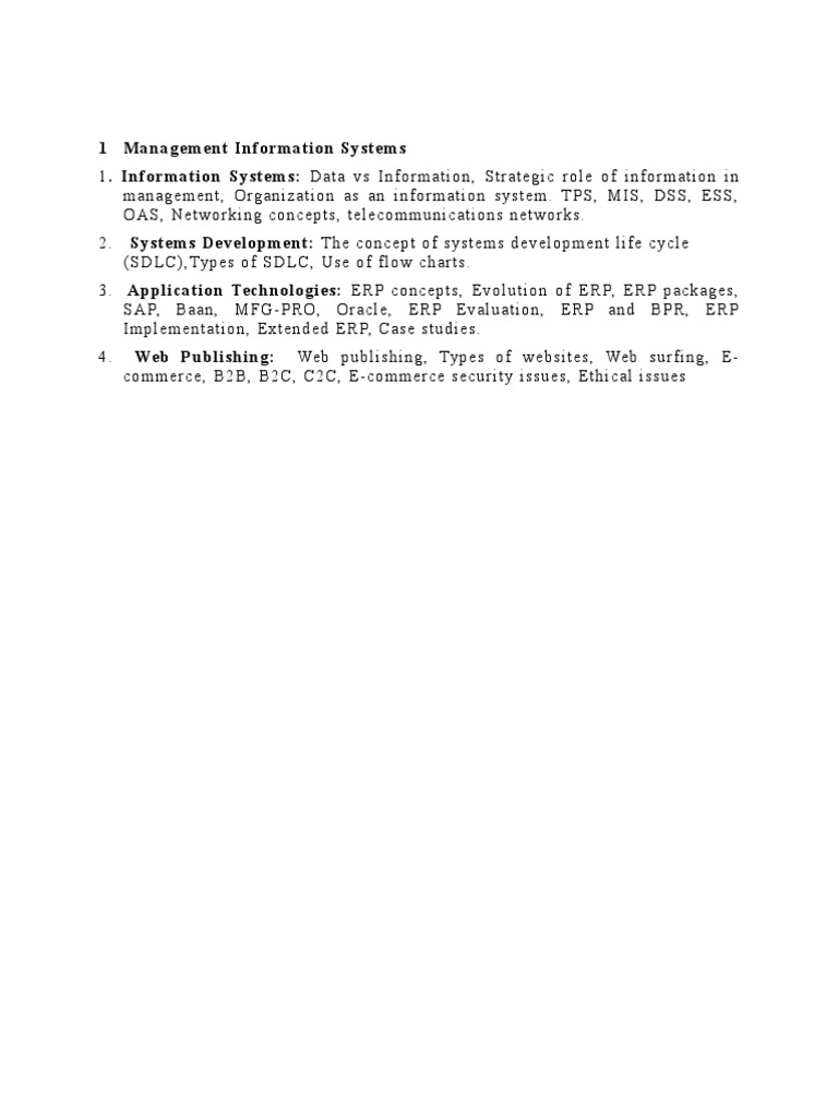 Management Information Systems | PDF | Computers