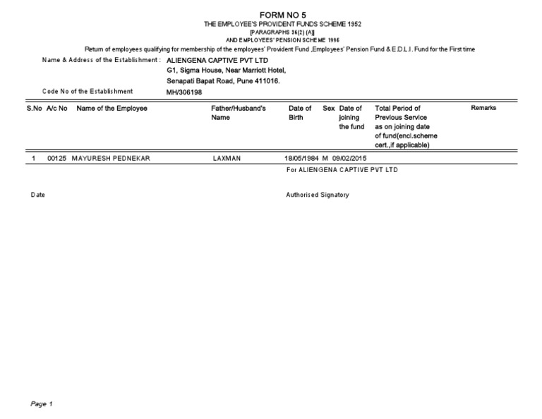 Form 5 125 PDF | PDF | Pension | Employee Benefits