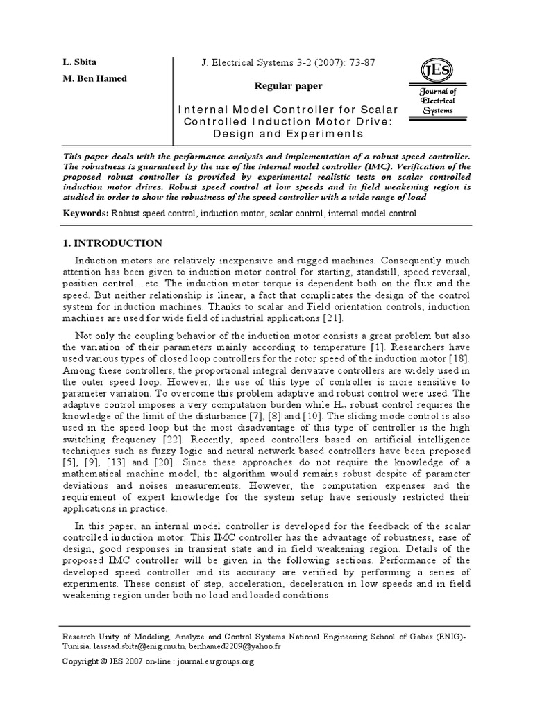 Internal Model | PDF | Power Inverter | Control Theory