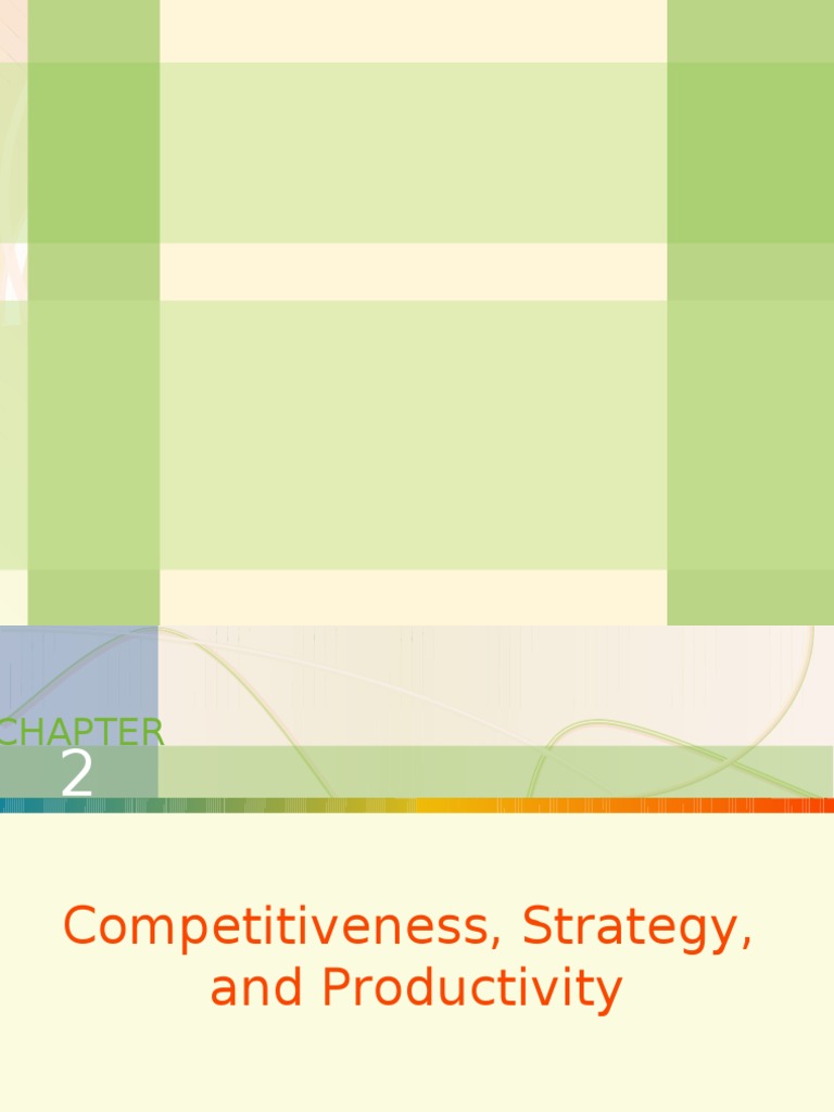 Competitiveness, Strategy, and Productivity | PDF | Economies | Business