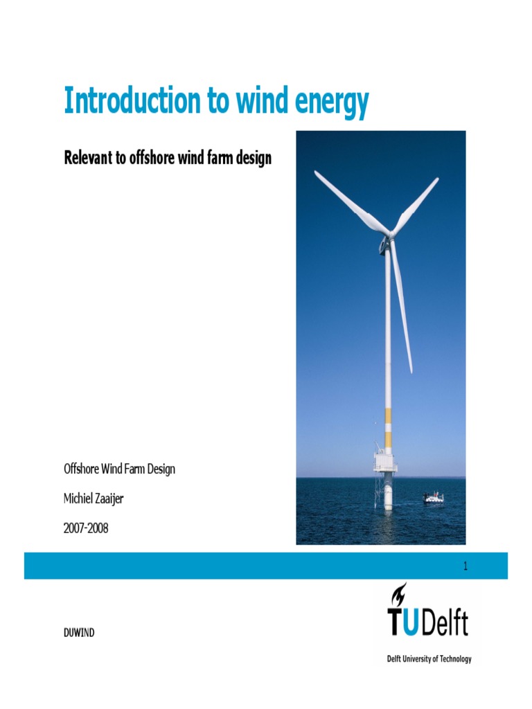 Introduction Wind Energy | PDF