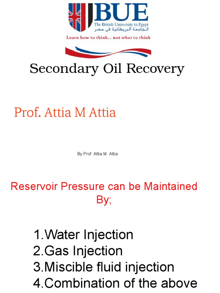 3 Secondary Recovery (1) .PPT Ok Ok | PDF | Petroleum Reservoir | Tangent