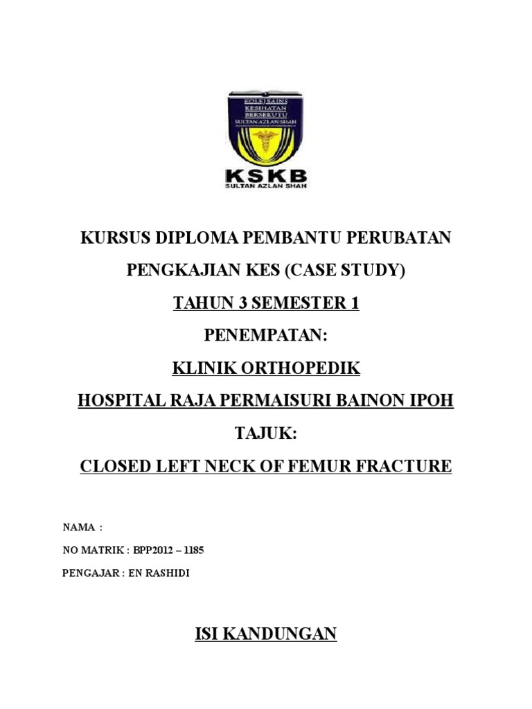 Case Study Ortho 11 Pdf