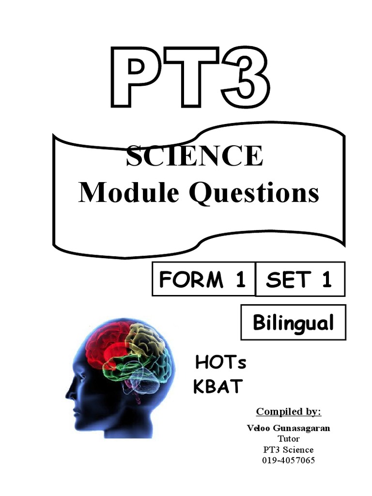 Science Module Questions: Set 1 Form 1 | PDF