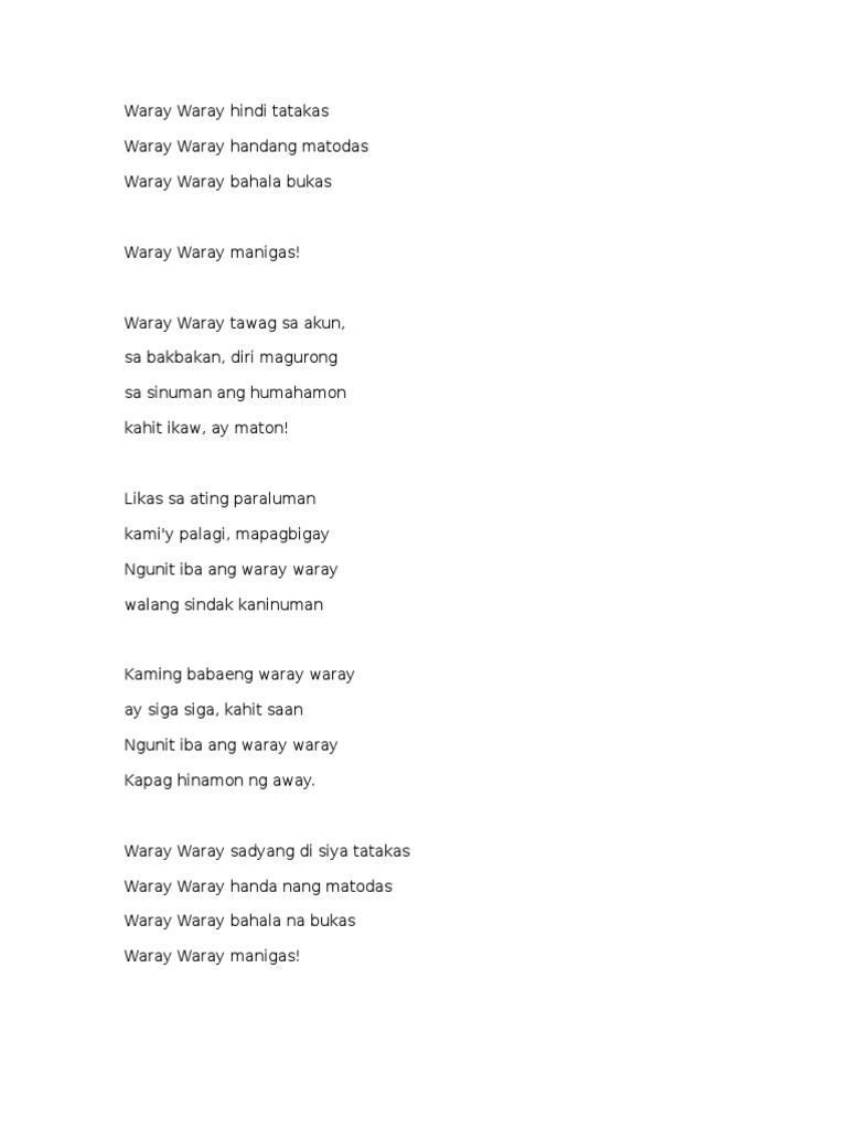Waray Waray | PDF