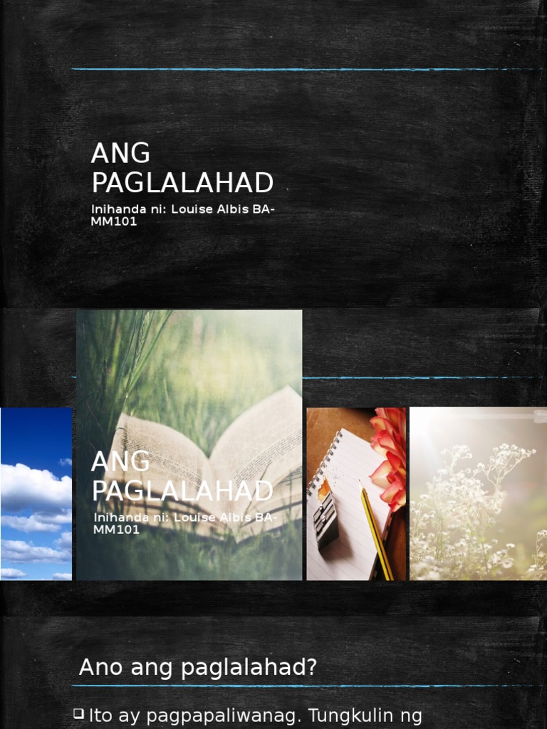 Ang Paglalahad | PDF