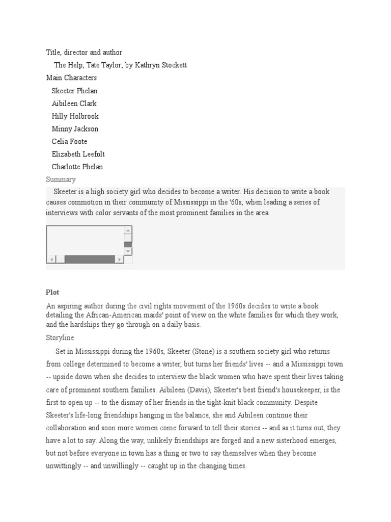 The Help | PDF | Leisure