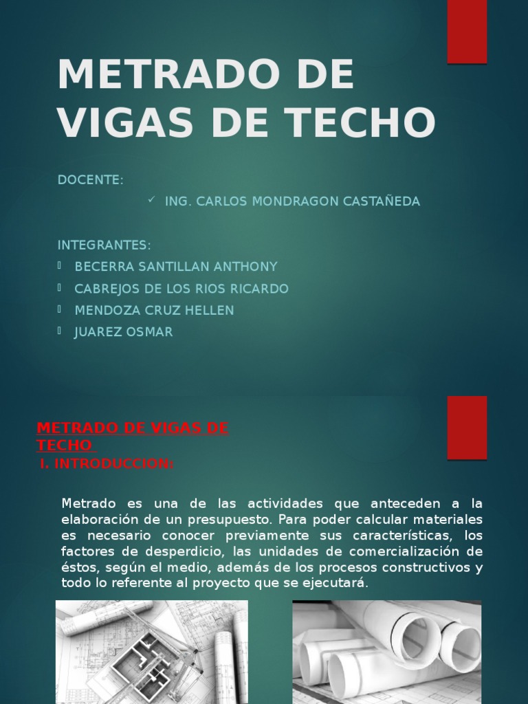 Metrado de Vigas | PDF | Hormigón | Science