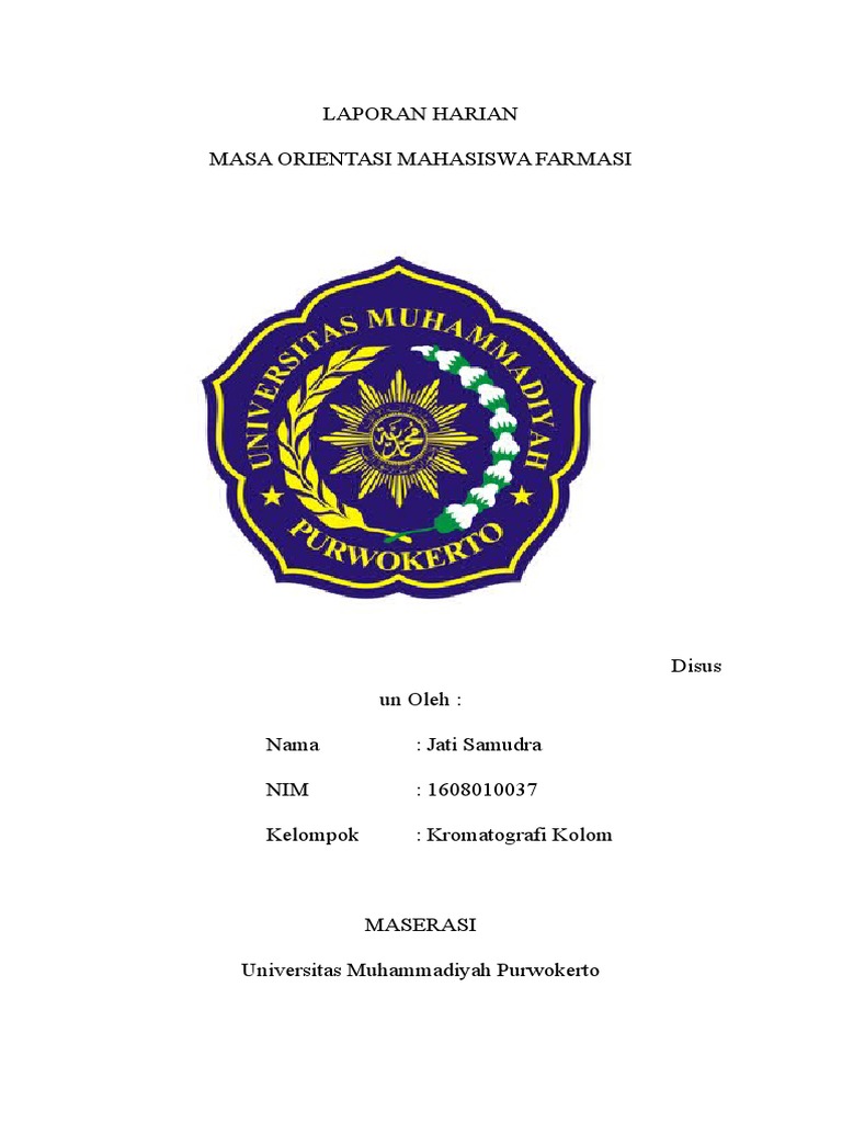Contoh Laporan Harian Ospek Fakultas | PDF