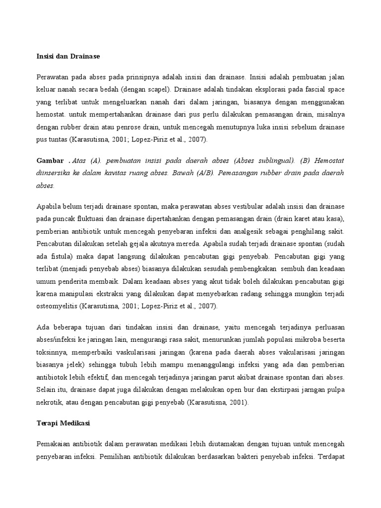 Insisi Dan Drainase | PDF