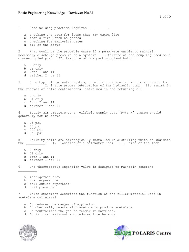 Basic Marine Engineering Knowledge 4 of 4 | PDF | Pump | Heat Exchanger