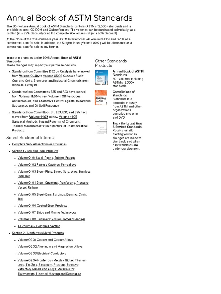 ASTM International - Annual Book of ASTM Standards | PDF | Metals | Fuels