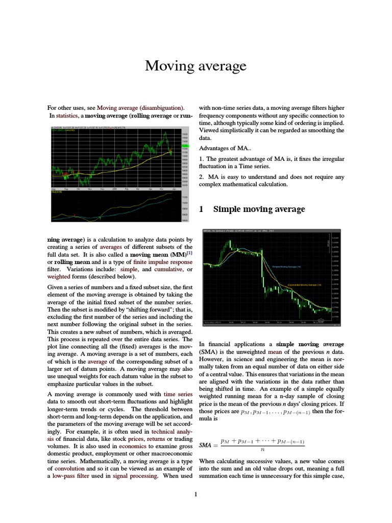 Index | PDF | Moving Average | Analysis