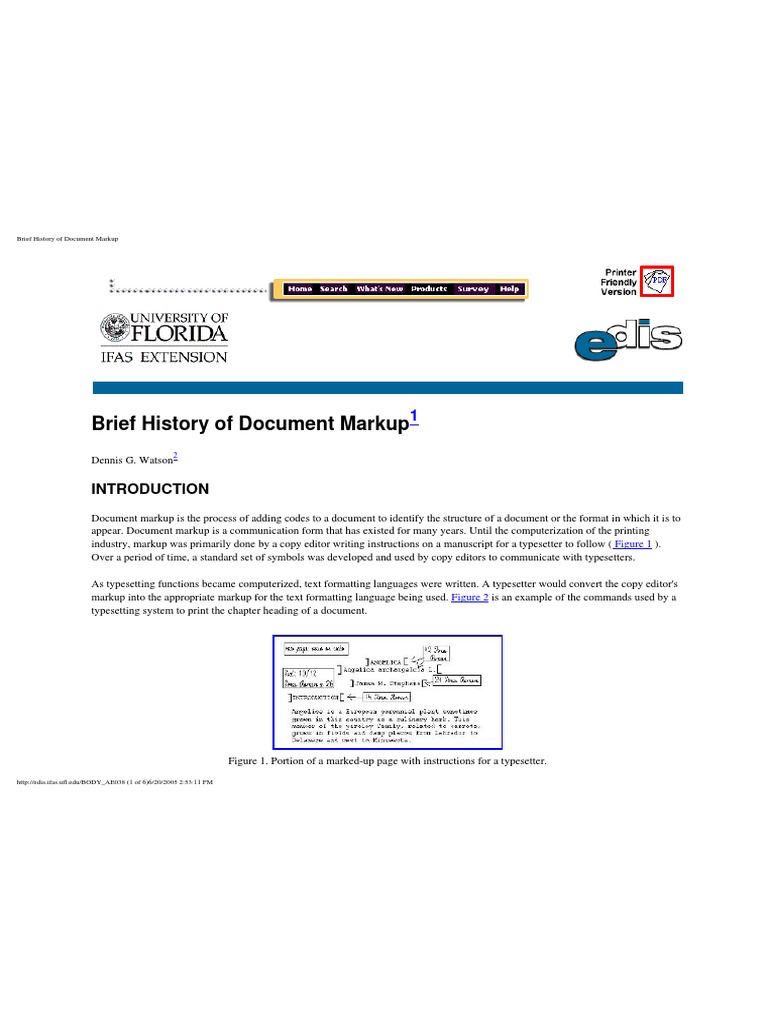 Brief History of Document Mapping | PDF | Markup Language | Copy Editing