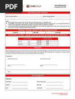 BizChannel@CIMB Maintenance Form v1.6 | PDF | Debit Card | Email