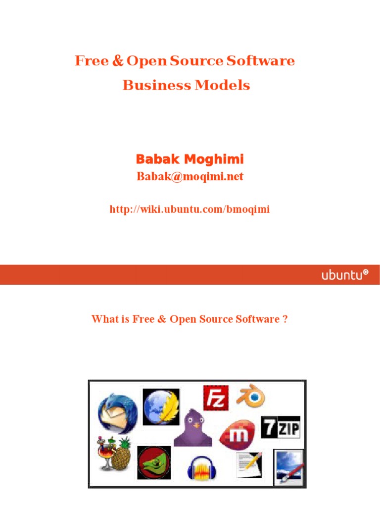 Open Source Software Business Models | PDF | Free Content | Free Software