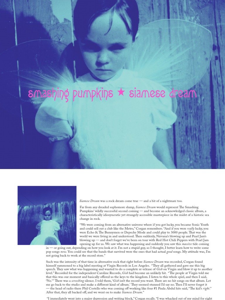 Digital Booklet - Siamese Dream (Deluxe Edition) PDF | PDF | Music Industry | Rock Music