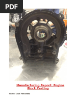 Engine Block Manufacturing Process | PDF | Casting (Metalworking) | Engines