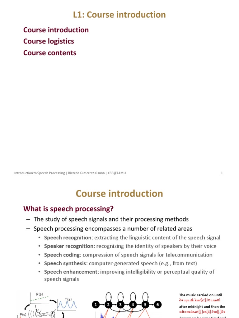Speech Processing | PDF | Speech Recognition | Speech Synthesis