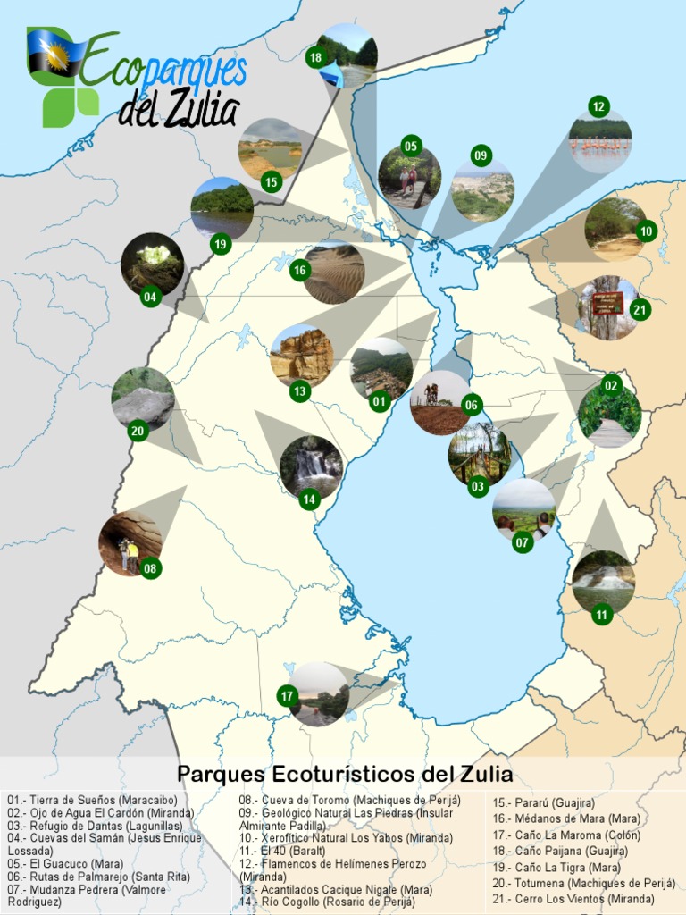 Mapa de Los ECOparques Del Zulia | PDF