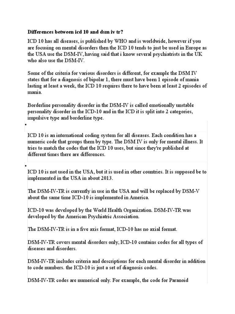 differences-between-icd-10-and-dsm-iv-tr-pdf