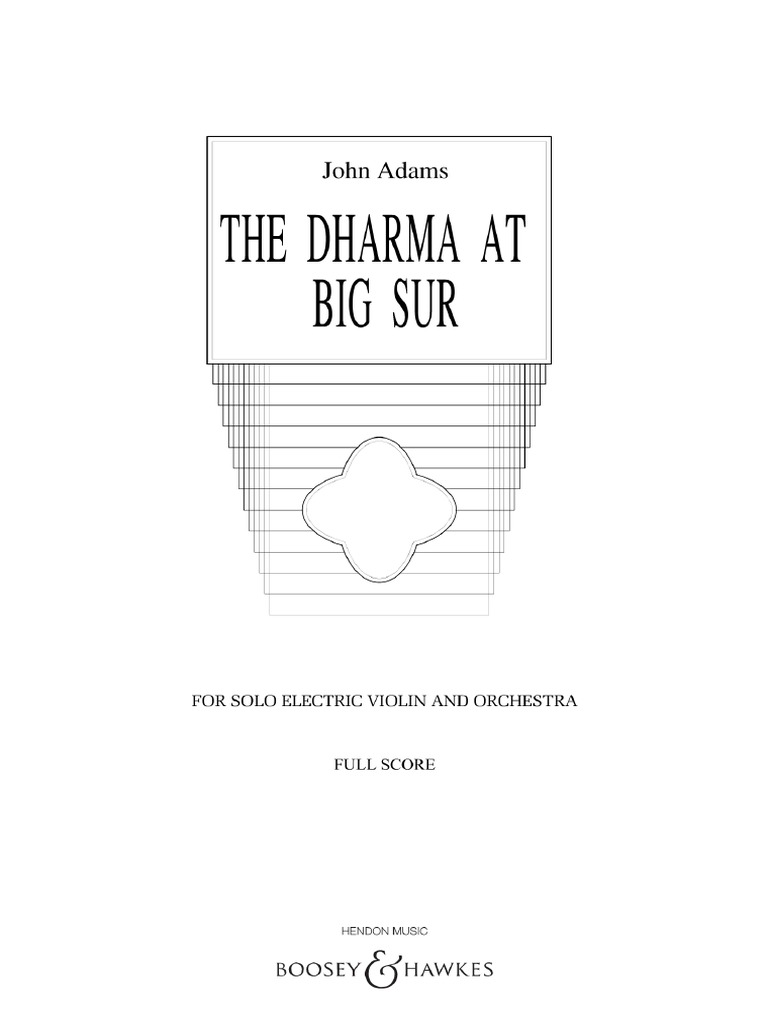 Adams John - The Dharma at Big Sur PDF | PDF
