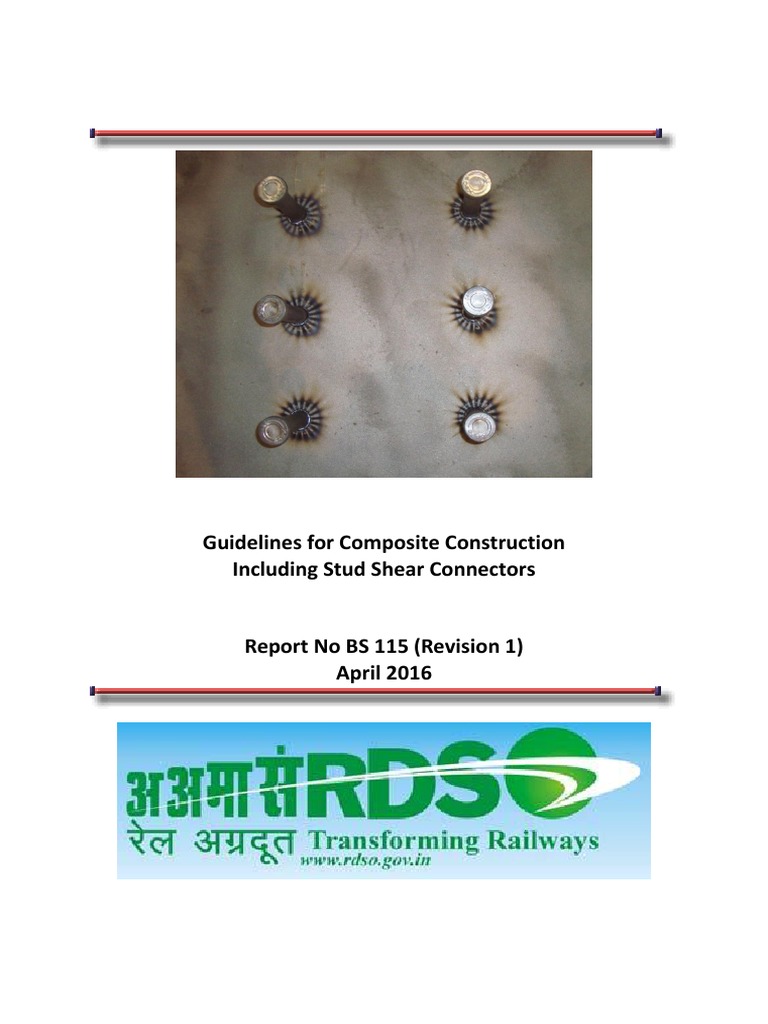 Guidelines For Composite Construction and Shear Connectors | PDF ...