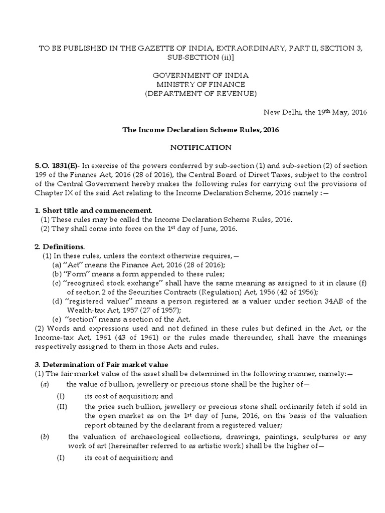 IDS Rules 2015 | PDF | Stocks | Valuation (Finance)