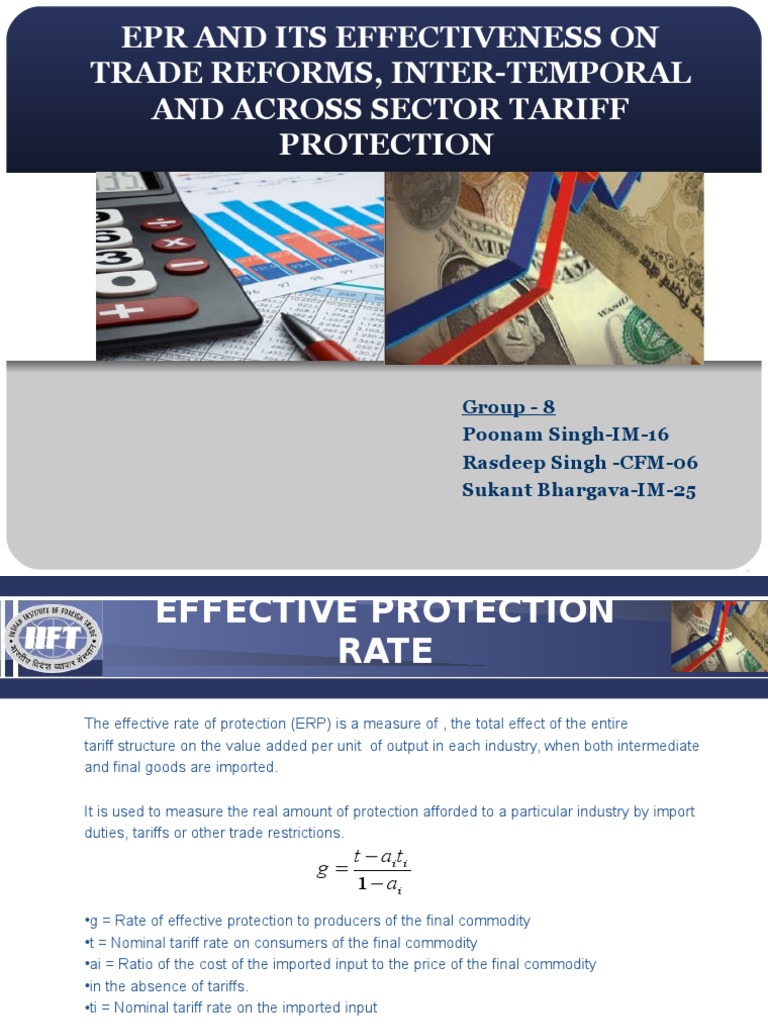 Effective Protection - FINAL | PDF | Tariff | Subsidy
